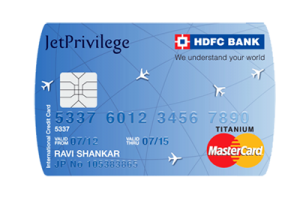 JetPrivilege HDFC Bank Credit Cards (Titanium/Platinum/World) – CardExpert