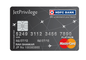 JetPrivilege HDFC Bank Credit Cards (Titanium/Platinum/World) – CardExpert