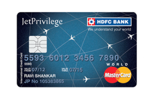 JetPrivilege HDFC Bank Credit Cards (Titanium/Platinum/World) – CardExpert