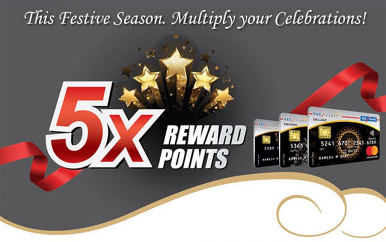 Diwali Offer: Get 5X Reward Points on Yesbank Credit Cards – CardExpert