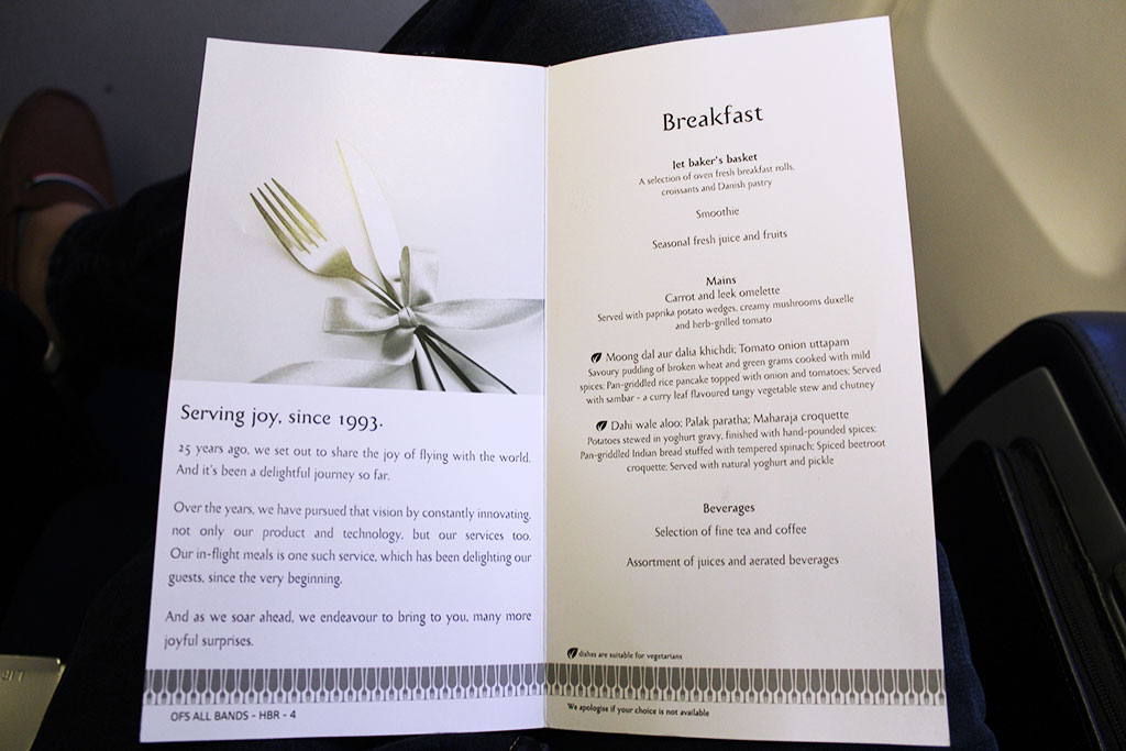 Jet Airways Premiere Class from Chennai (MAA) to Mumbai (BOM) Review ...