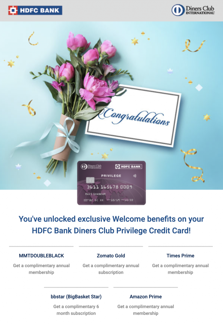 HDFC Diners Club Privilege Credit Card Review – CardExpert