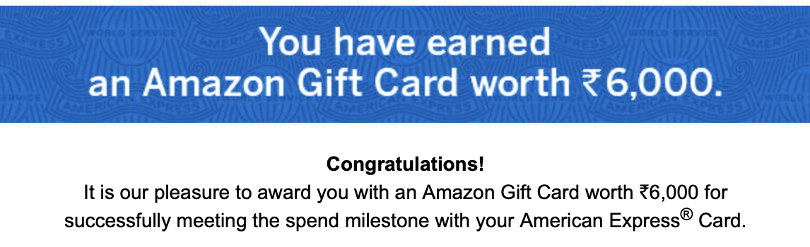Amex Spend based Offer: Get Amazon Vouchers worth upto Rs.15,000 ...