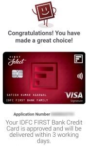 Hands-on Experience with IDFC First Select Credit Card – CardExpert