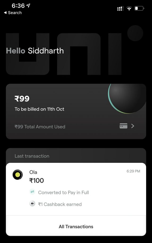 Uni Pay 1/3rd Card Review – CardExpert