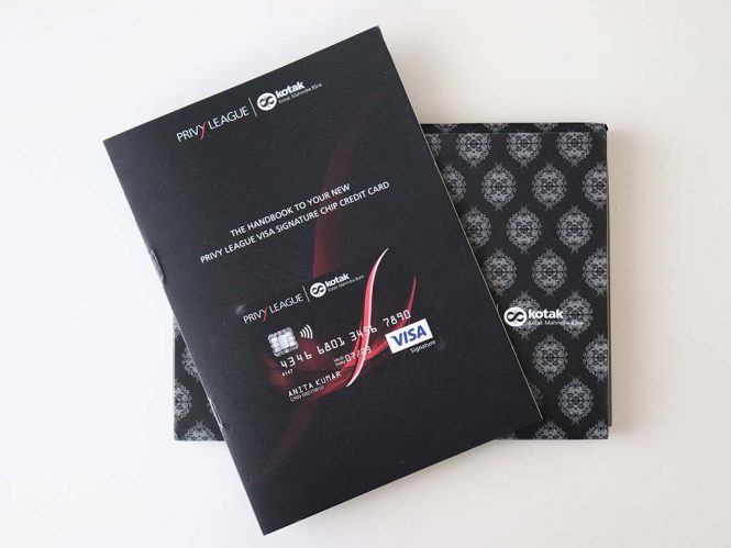 Hands on experience with Kotak Privy League Signature Credit Card ...