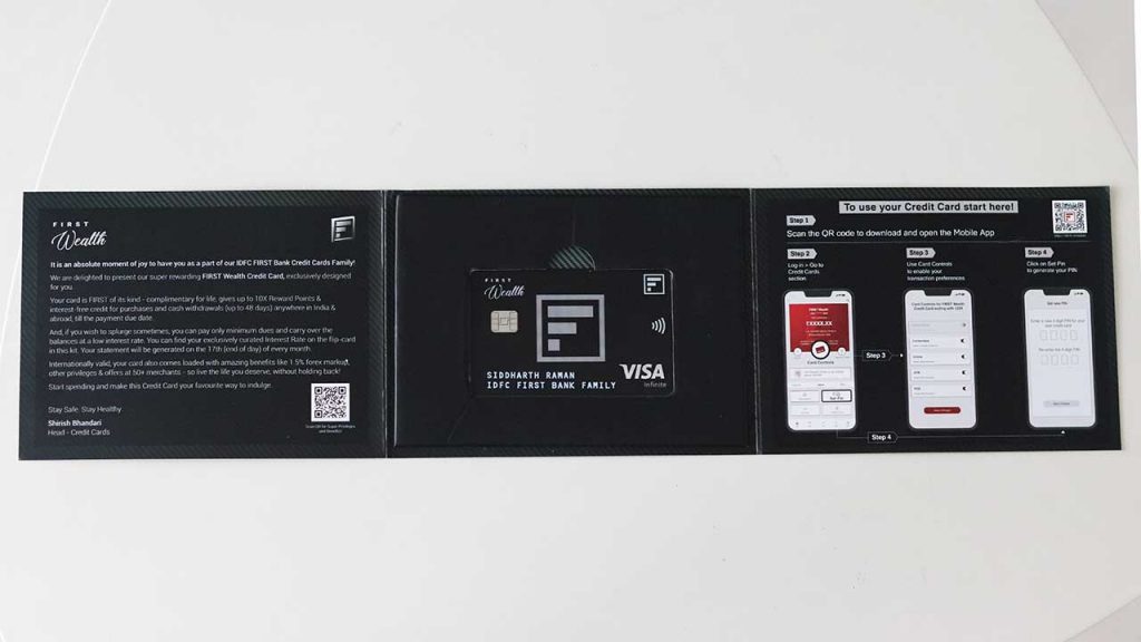 IDFC First Bank Wealth Credit Card Hands-on Experience – CardExpert
