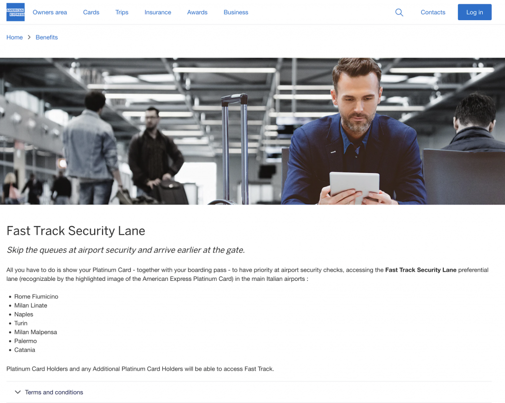 amex-airport-fast-track-italy – CardExpert