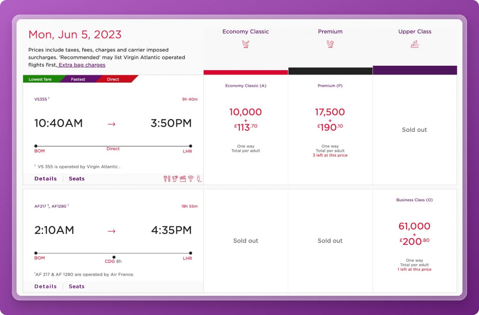 Guide: Virgin Atlantic Flying Club for Indians – CardExpert