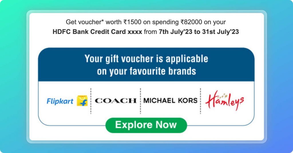 HDFC Offer: Get Vouchers based on Credit Card Spends (July 2023 ...