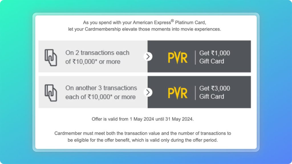 Amex Offer: Get vouchers worth upto Rs.30,000 on spends – CardExpert
