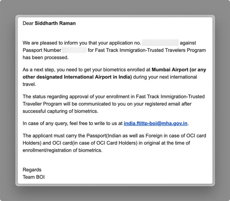 Guide: Fast Track Immigration Program in India (FTI-TTP) – CardExpert