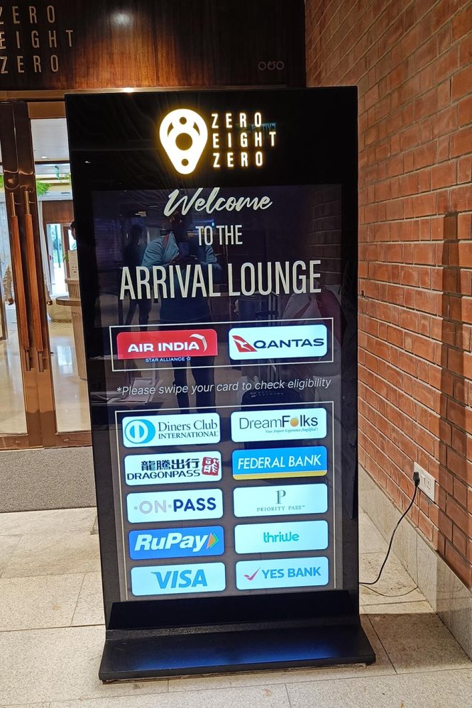 080 Arrival Lounge at Bangalore Airport T2 Review – CardExpert